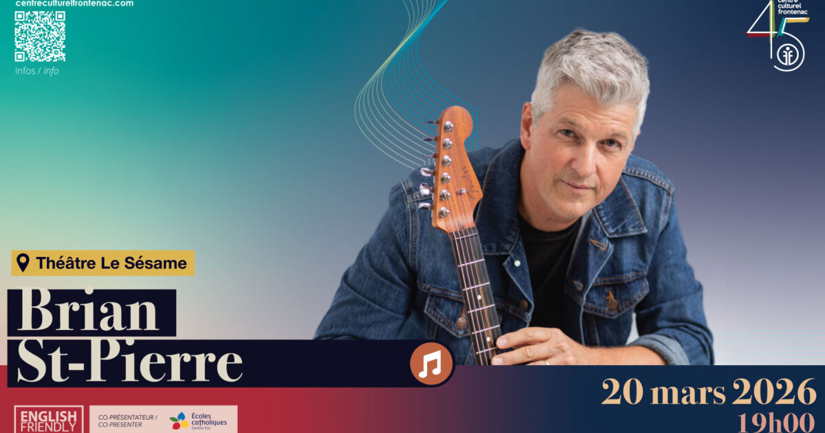 Visite Kingston | Brian St-Pierre (Good Fortune as opening act)