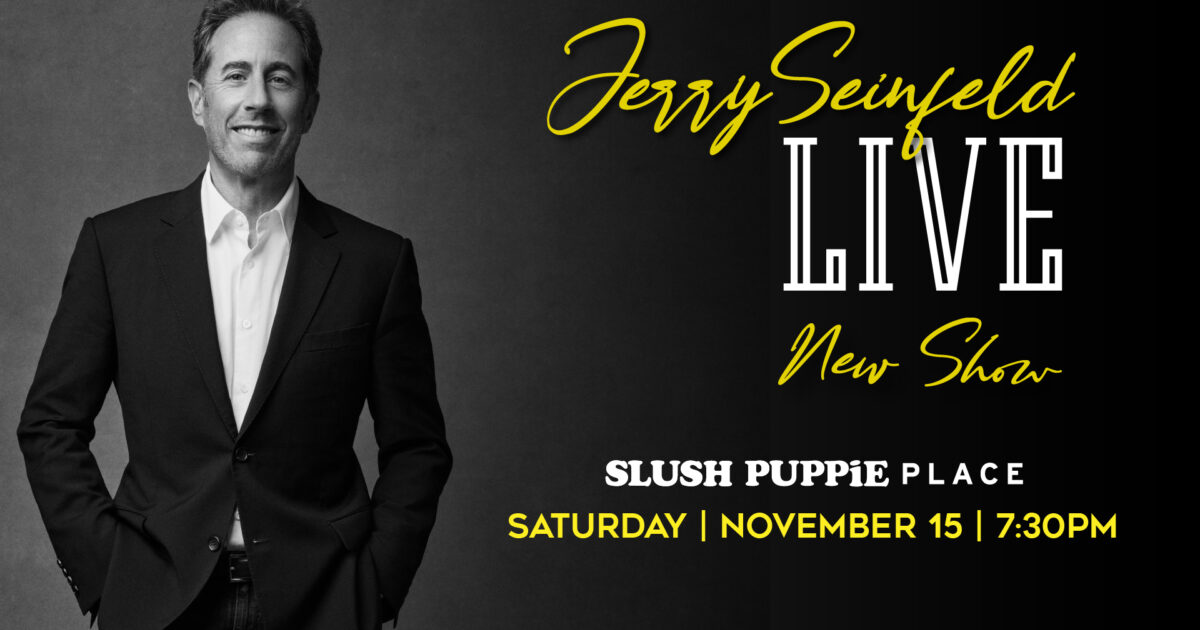 Visit Kingston | Jerry Seinfeld live at Slush Puppie Place