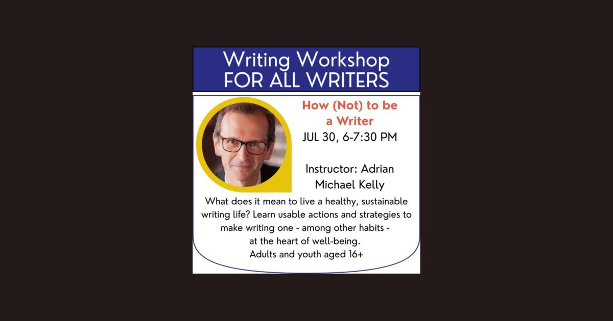 Visit Kingston | How (Not) to Be a Writer: Strategies and Tips With…