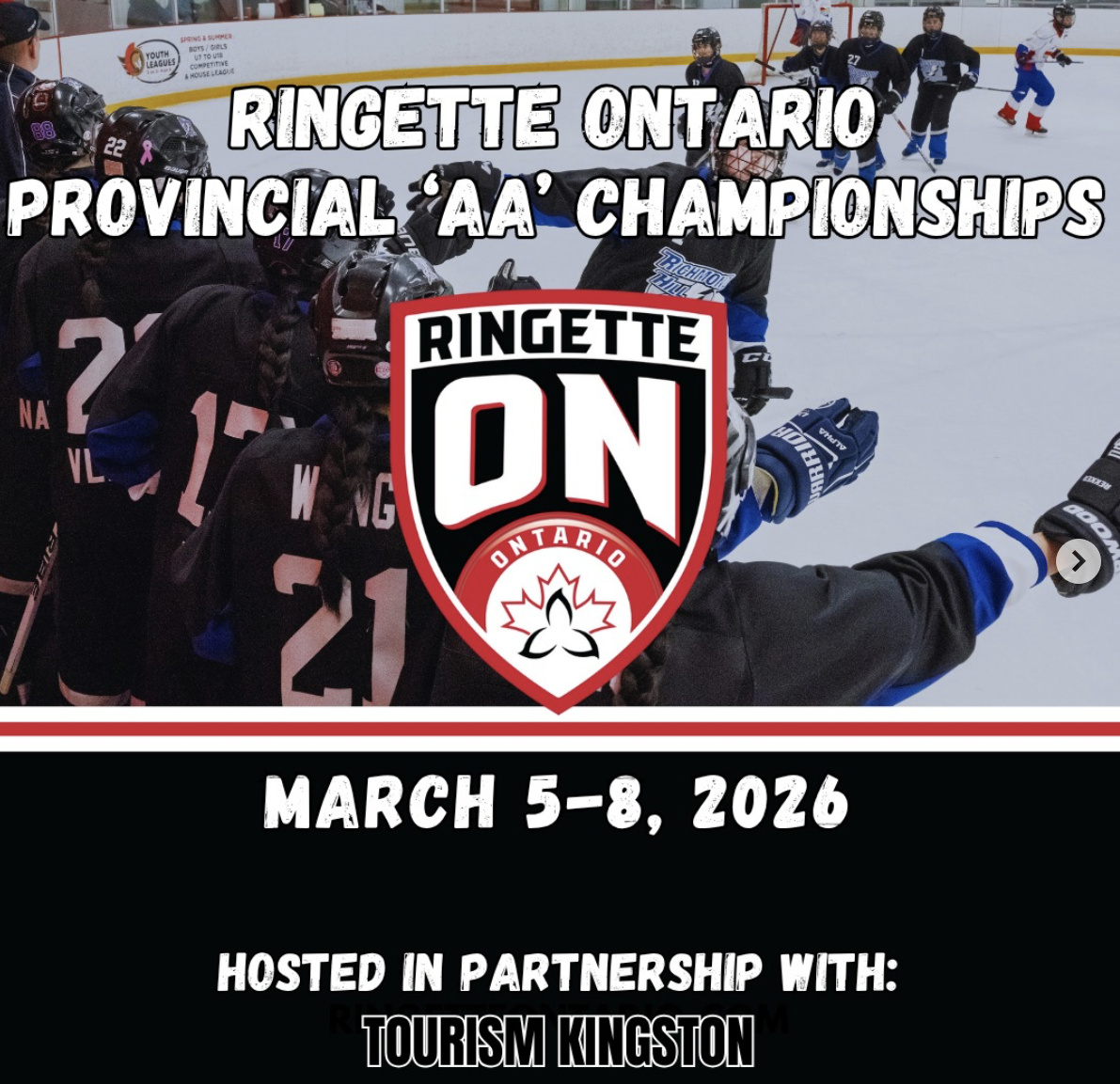 Visit Kingston | Ringette Ontario Provincial AA Championships 2026