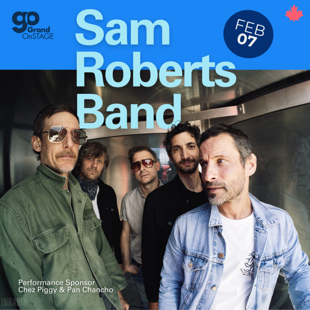 Visite Kingston | Grand OnStage Sam Roberts Band