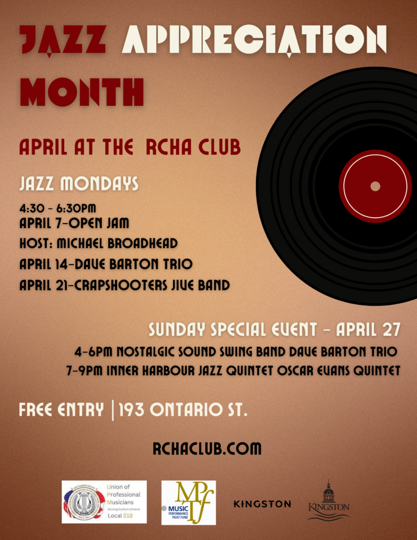 Visite Kingston | Open Jazz Jam at the RCHA Club